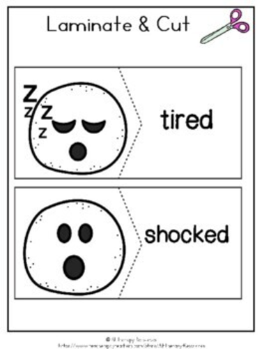Emoji Emotions Feelings Puzzles - Social Emotion Learning | Teaching ...