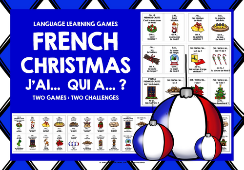 FRENCH CHRISTMAS I HAVE, WHO HAS? | Teaching Resources