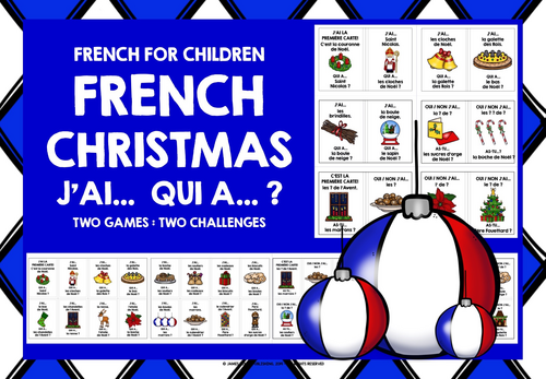 FRENCH CHRISTMAS I HAVE, WHO HAS? | Teaching Resources