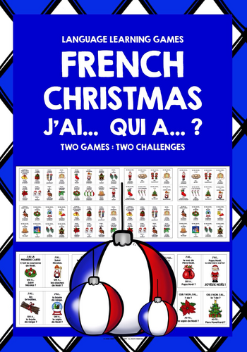 FRENCH CHRISTMAS I HAVE, WHO HAS? | Teaching Resources