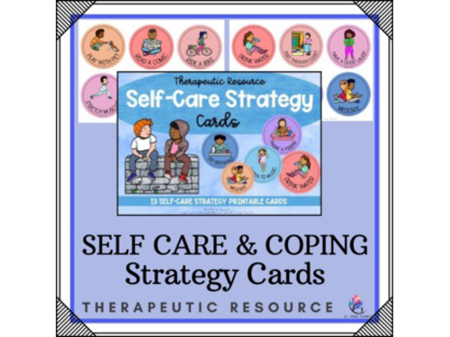 Self Care Coping and Calming Strategy Cards | Teaching Resources