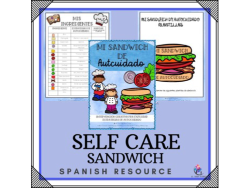 SPANISH VERSION - Self Care Sandwich - Self Care Strategies | Teaching ...