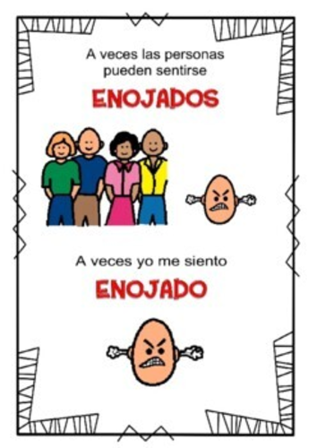 SPANISH VERSION - My Being Angry Social Narrative - Hitting Kicking ...