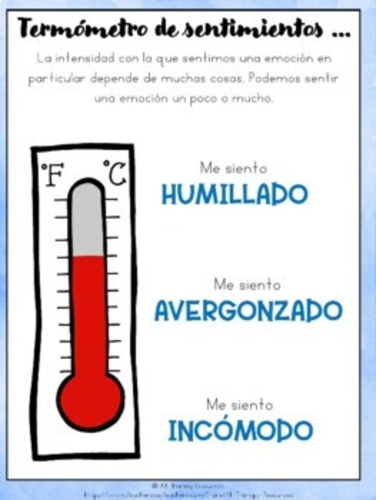 SPANISH VERSION - I feel Embarrassed Social Narrative - Feelings ...
