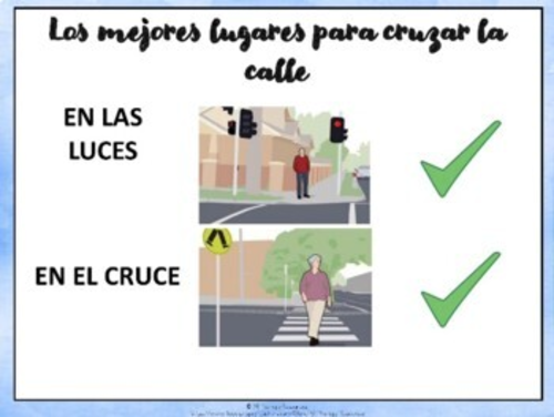 SPANISH VERSION Being Safe on the Road Social Narrativ - Autism ABA ...