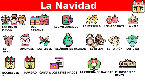 Navidad - Christmas (Conti approach) | Teaching Resources