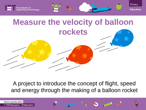 Measure the velocity of balloon rockets | Teaching Resources