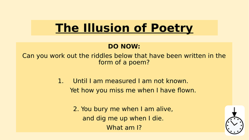 Contemporary Poetry Unit | Teaching Resources