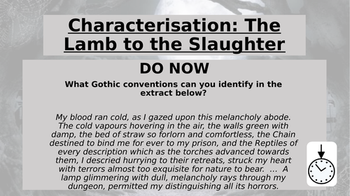 Gothic Fiction | Teaching Resources