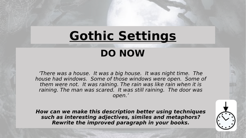 Gothic Fiction | Teaching Resources