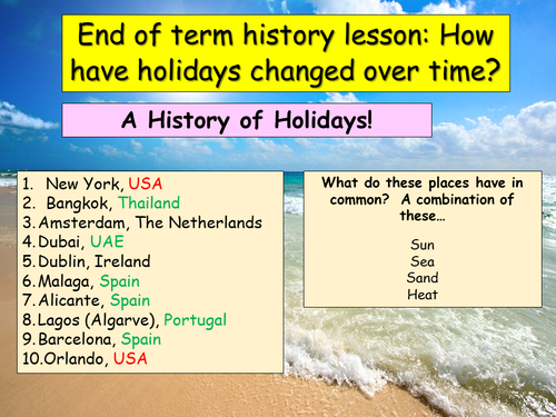 History End of Term Summer | Teaching Resources