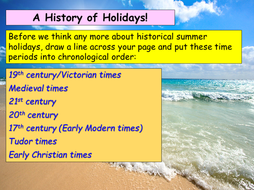 History End of Term Summer | Teaching Resources