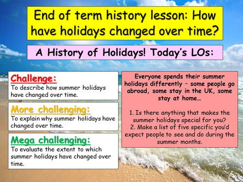 History End of Term Summer | Teaching Resources