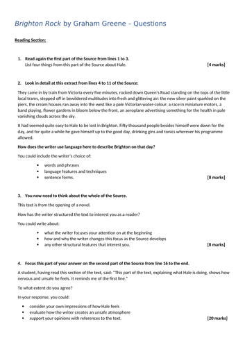 GCSE English Language Revision | Teaching Resources