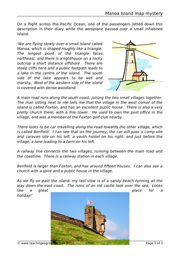 Map Skills End of Topic Assessment | Teaching Resources