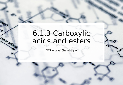 Module 6 - Organic Chemistry & Synthesis - OCR A Level Chemistry A ...