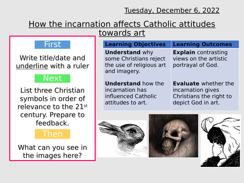 AQA (B): Catholic Christianity - Incarnation | Teaching Resources