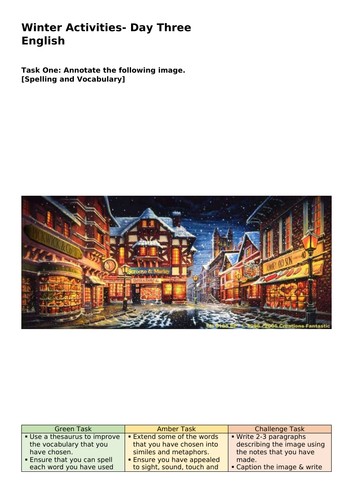Christmas / Winter Lessons Engaging and Creative- easily adaptable ...