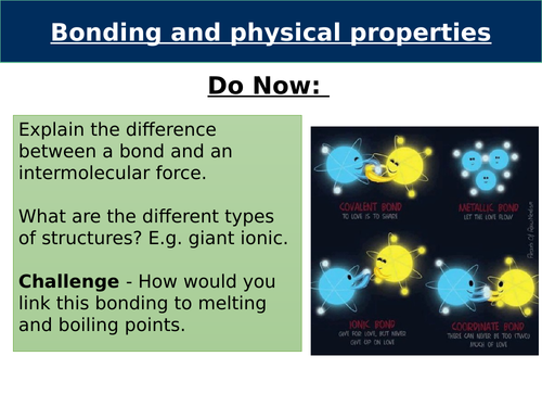 4 and 14. Bonding - Pearson IB Chemistry Lesson PowerPoints (whole ...