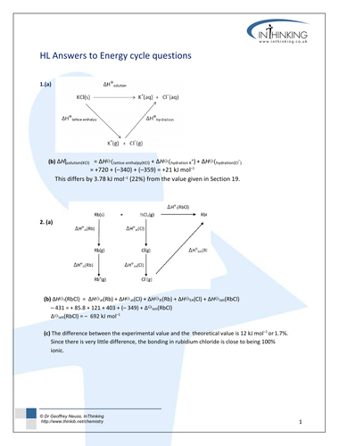 5 and 15. Energetics - Pearson IB Chemistry Lesson PowerPoints (whole ...
