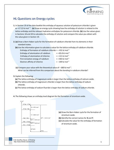 5 and 15. Energetics - Pearson IB Chemistry Lesson PowerPoints (whole ...