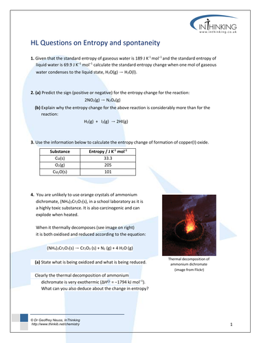5 and 15. Energetics - Pearson IB Chemistry Lesson PowerPoints (whole ...