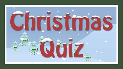 Big 2022 Christmas Quiz | Teaching Resources
