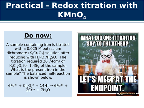 9 and 19. Redox - Pearson IB Chemistry Lesson PowerPoints (whole topic ...