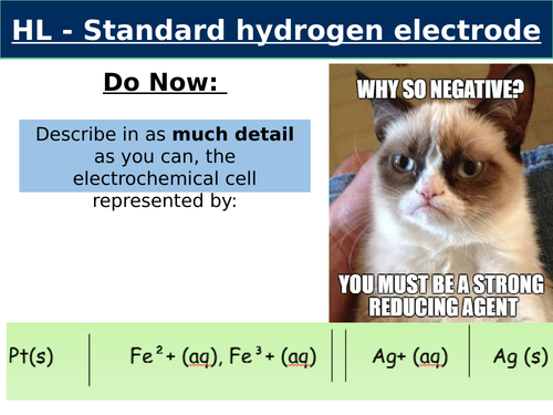 9 and 19. Redox - Pearson IB Chemistry Lesson PowerPoints (whole topic ...