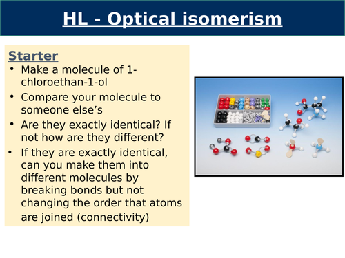 20. Organic chemistry HL - Pearson IB Chemistry Lesson PowerPoints ...