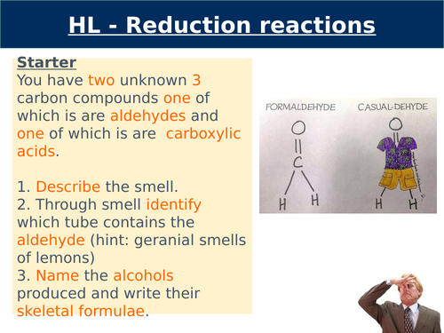 20. Organic chemistry HL - Pearson IB Chemistry Lesson PowerPoints ...
