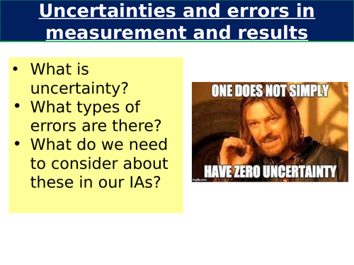 11. Measurement (and IA help) - Pearson IB Chemistry Lesson PowerPoints ...