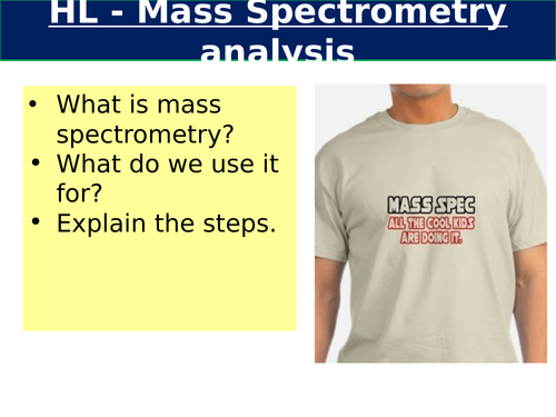 21. Organic analysis HL (NMR, IR, MS) - Pearson IB Chemistry Lesson ...