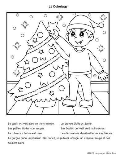 Noël - French Christmas Worksheets | Teaching Resources