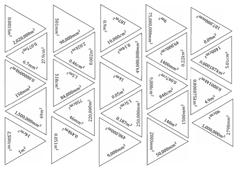 Converting Units of Area - Tarsia Puzzle | Teaching Resources
