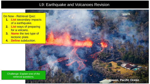 Earthquakes Volcanoes IGCSE Cambridge Revision | Teaching Resources