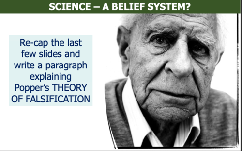 AQA SOCIOLOGY - Paper 2 - Science as A Belief System | Teaching Resources