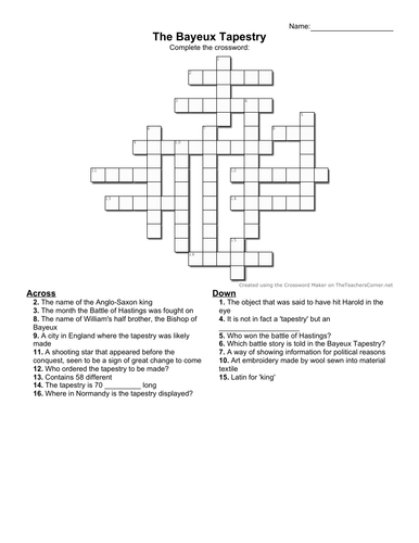 The Bayeux Tapestry | Teaching Resources