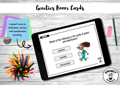 Genetics Boom Cards™ - Distance Learning | Teaching Resources