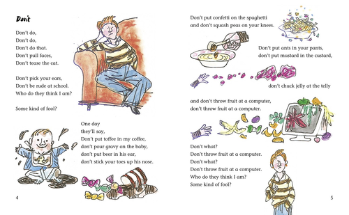 Don't - by Michael Rosen. Poetry pack. | Teaching Resources