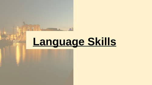 Edexcel English Language Skills | Teaching Resources