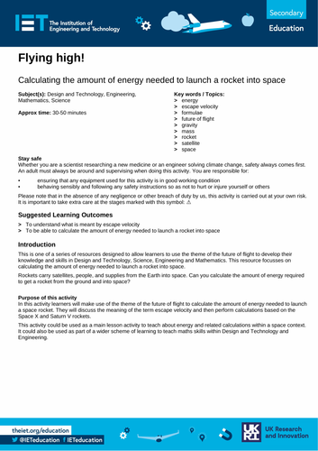 Flying high | Teaching Resources