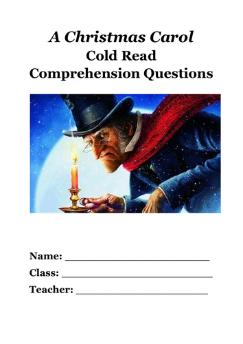 A Christmas Carol - cold read booklet | Teaching Resources