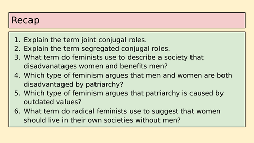 GCSE Sociology- The Symmetrical Family? | Teaching Resources