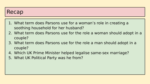 GCSE Sociology: Divorce | Teaching Resources