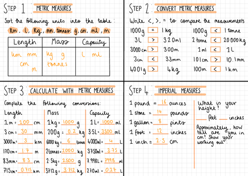 White Rose Maths Year 6 Converting Units HWK Steps 1 - 4 | Teaching ... White Rose Maths Year 6 Converting Units HWK Steps 1 - 4 | Teaching ...