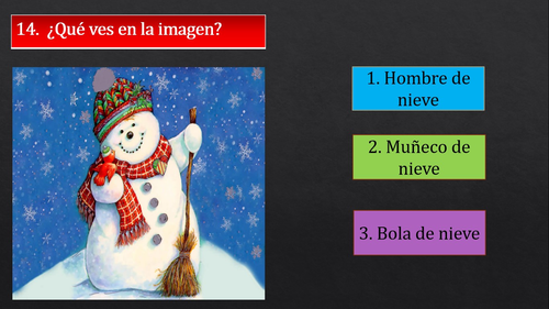Spanish Christmas Quiz | Teaching Resources