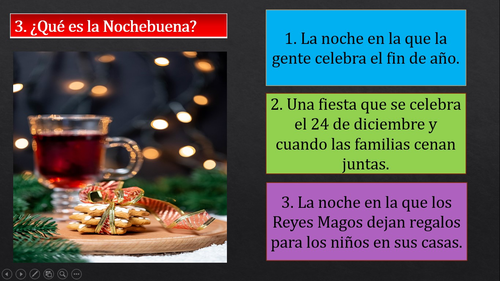 Spanish Christmas Quiz | Teaching Resources