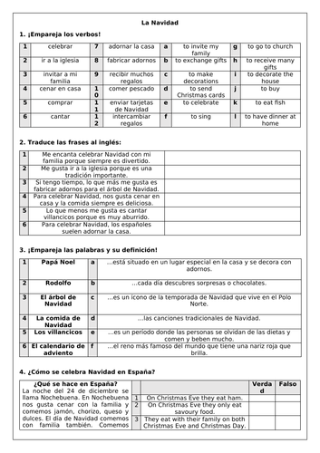 La Navidad - Christmas Spanish | Teaching Resources