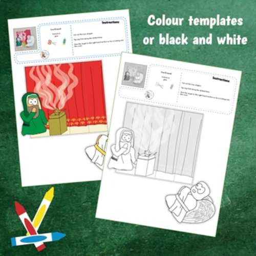 Gabriel's Messages - Advent 1 - Zechariah. Kidmin lesson & Bible crafts ...